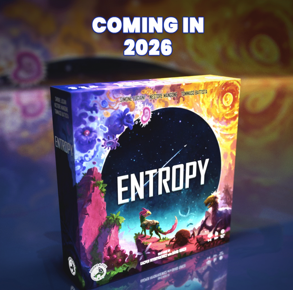 Entropy (2026): New Board & Dice Game by Luciani & Battista
